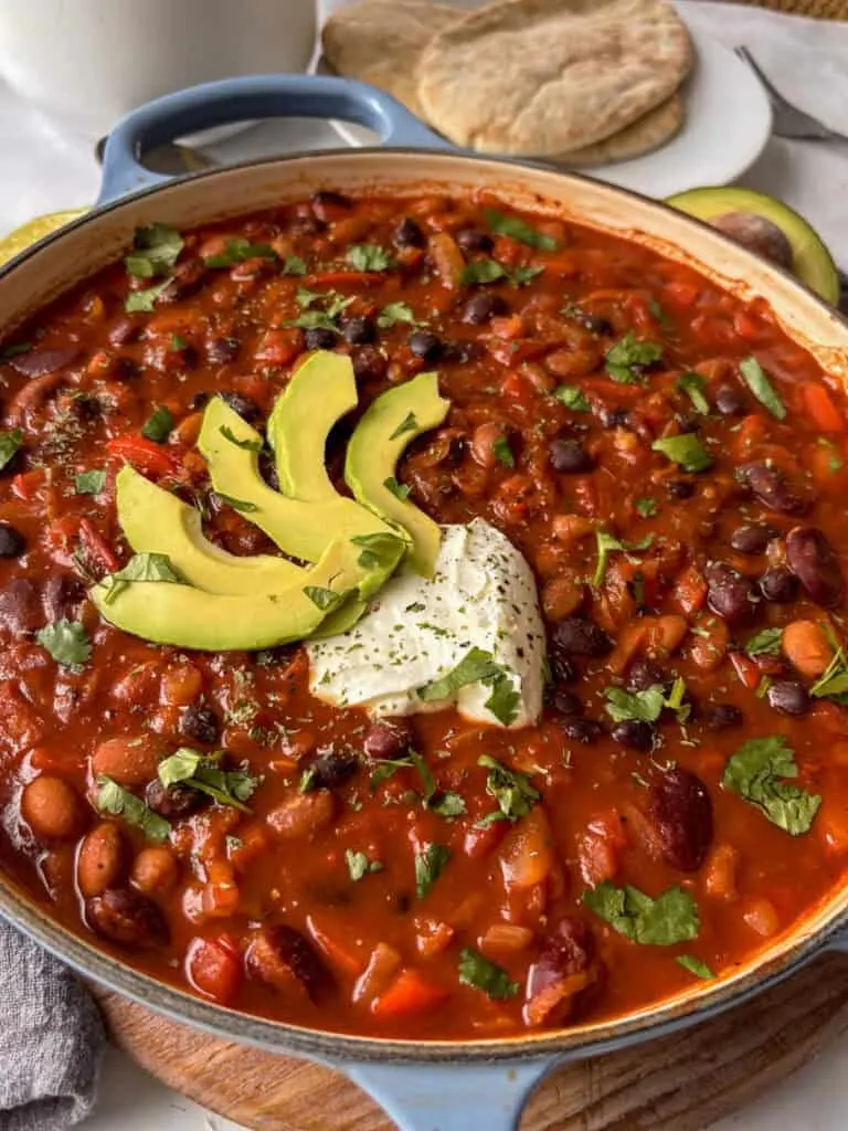 Easy Bean Chilli Recipe - By The Forkful