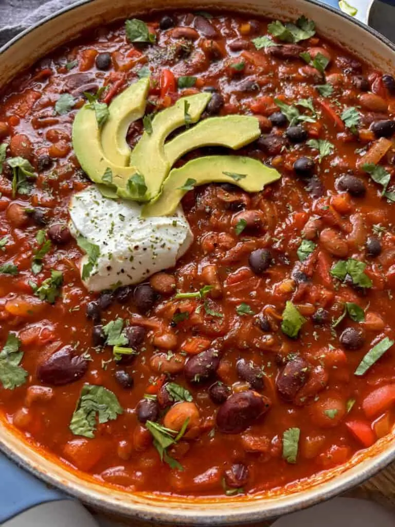 Easy Bean Chilli Recipe - By The Forkful