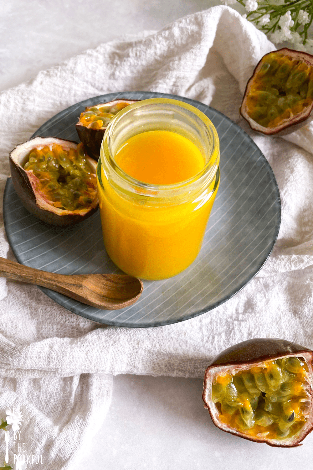 Vegan Passion Fruit Curd - By The Forkful