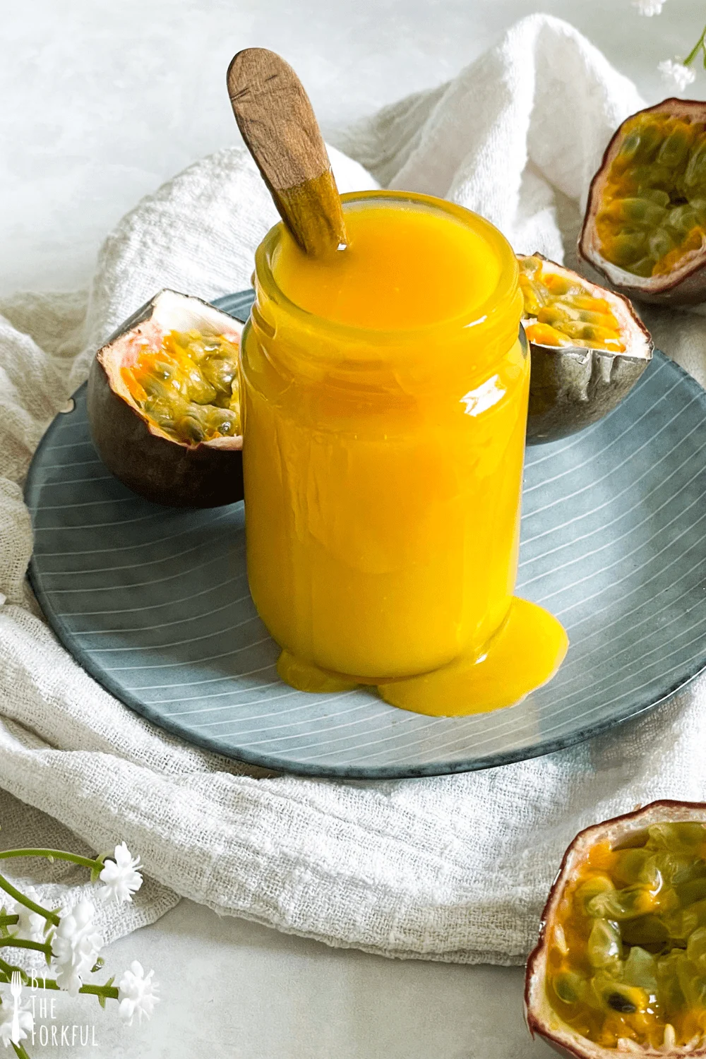 Vegan Passion Fruit Curd - By The Forkful