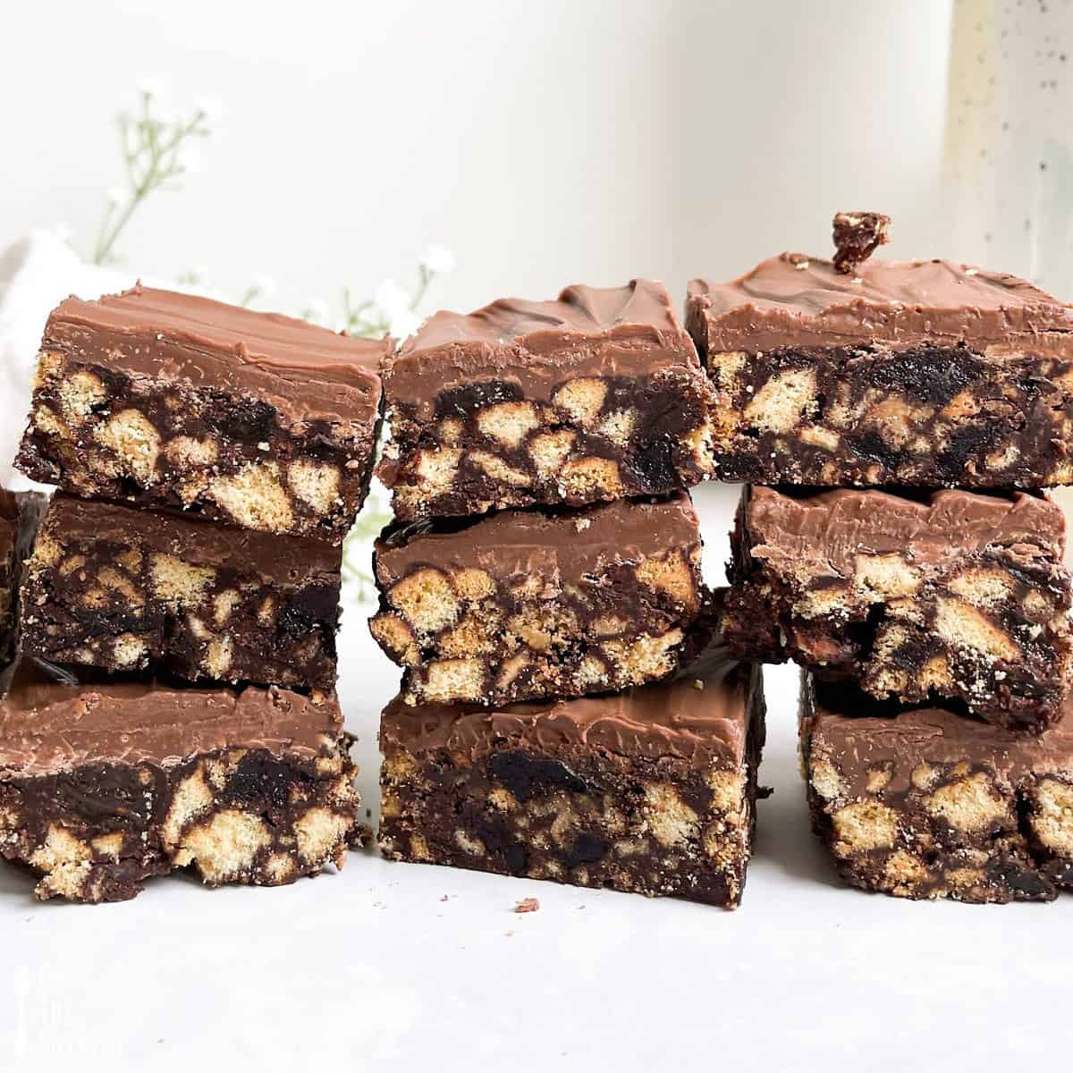 Chocolate Tiffin Recipe - By The Forkful