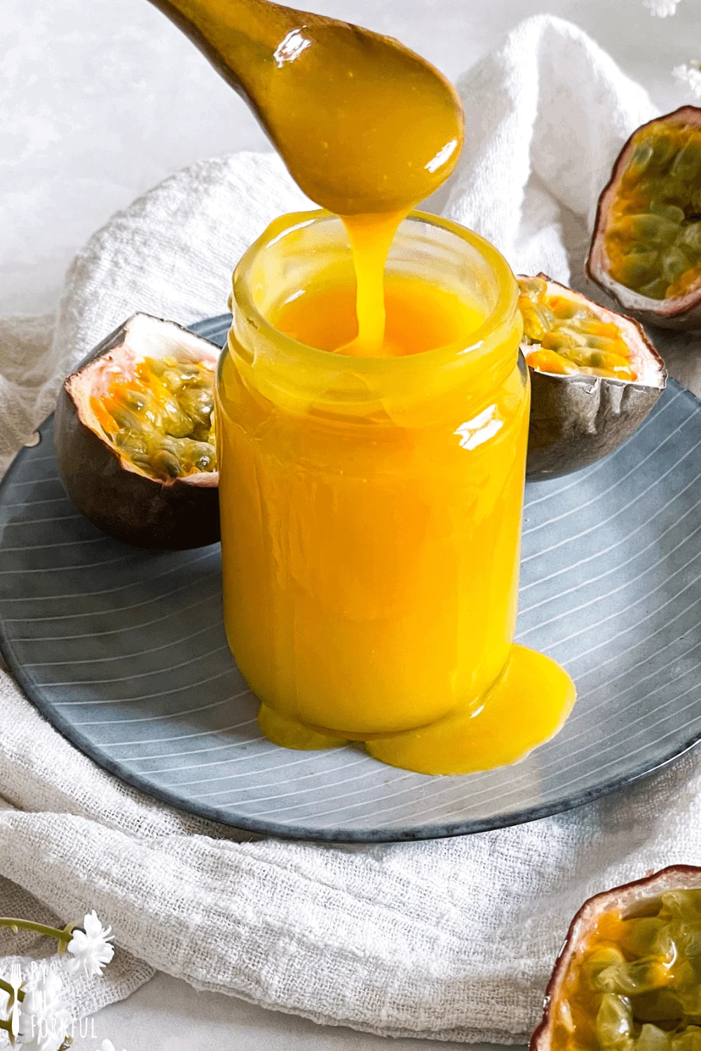 Vegan Passion Fruit Curd - By The Forkful