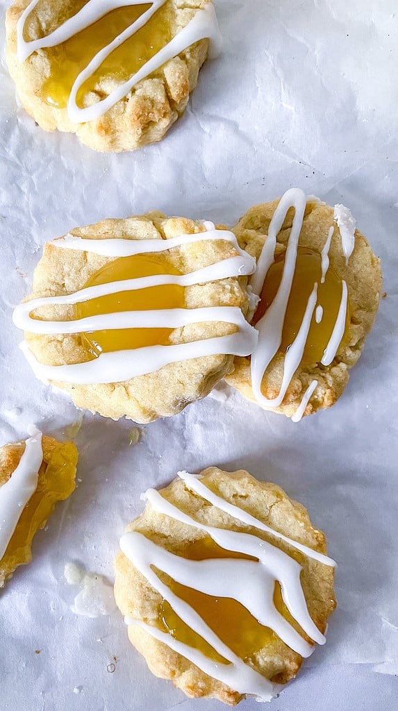 Lemon Curd Biscuits - By The Forkful