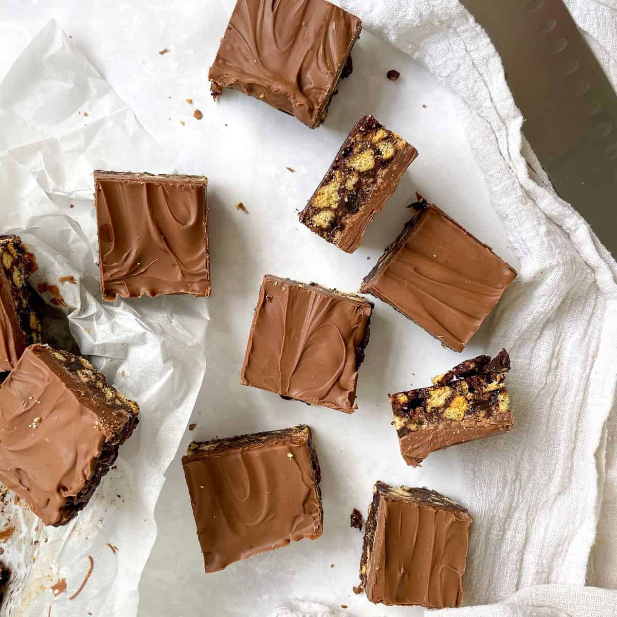 Chocolate Tiffin Recipe - By The Forkful