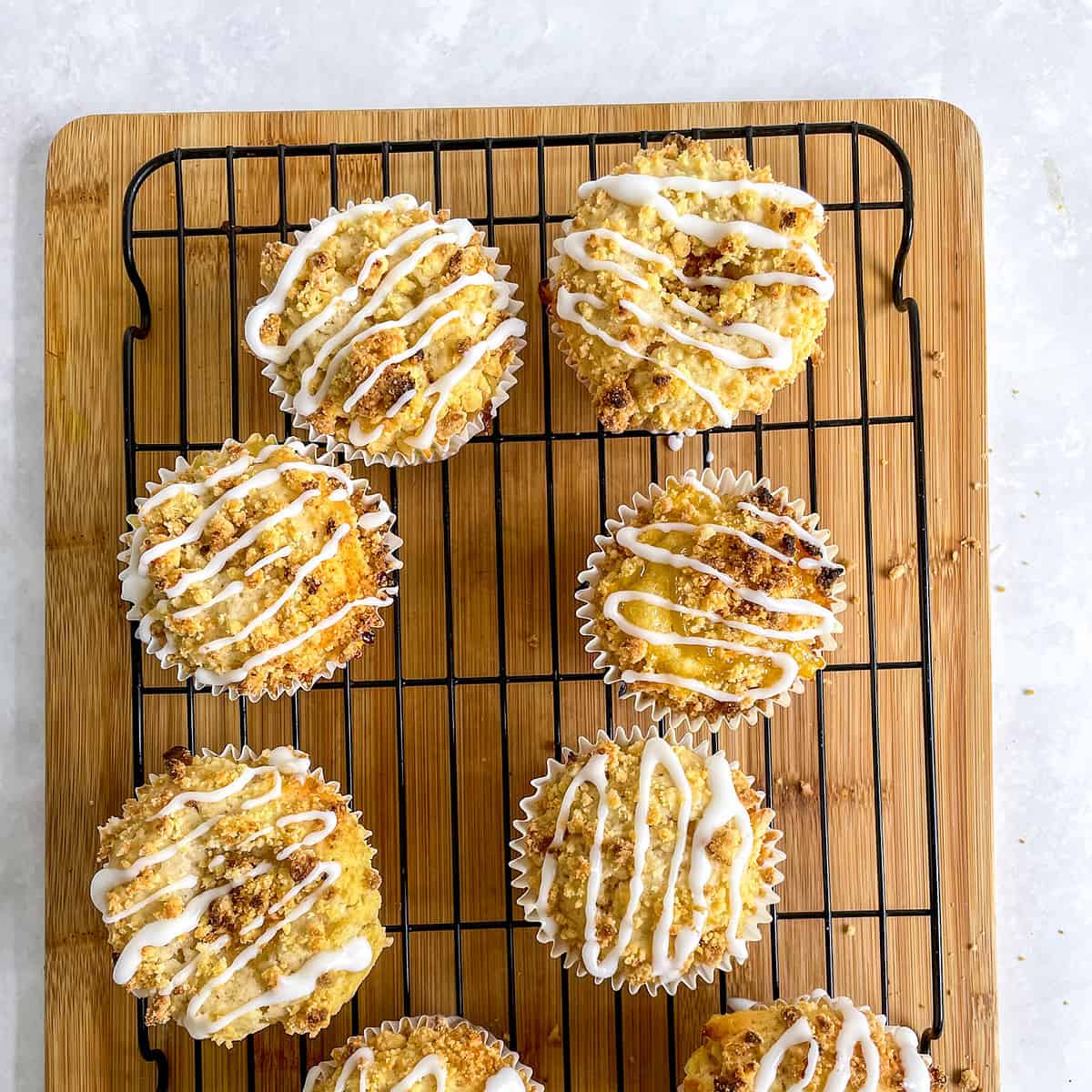 Lemon Drizzle Muffins - By The Forkful