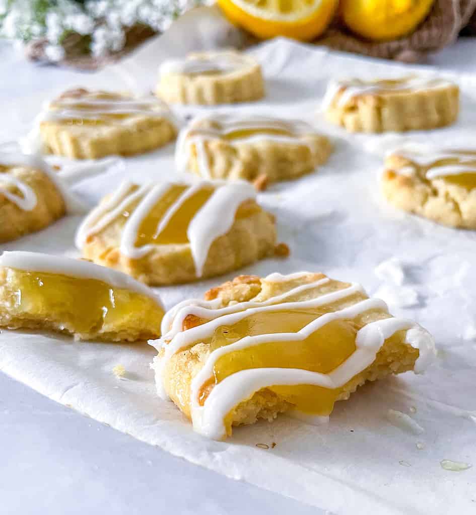 Lemon Curd Biscuits - By The Forkful