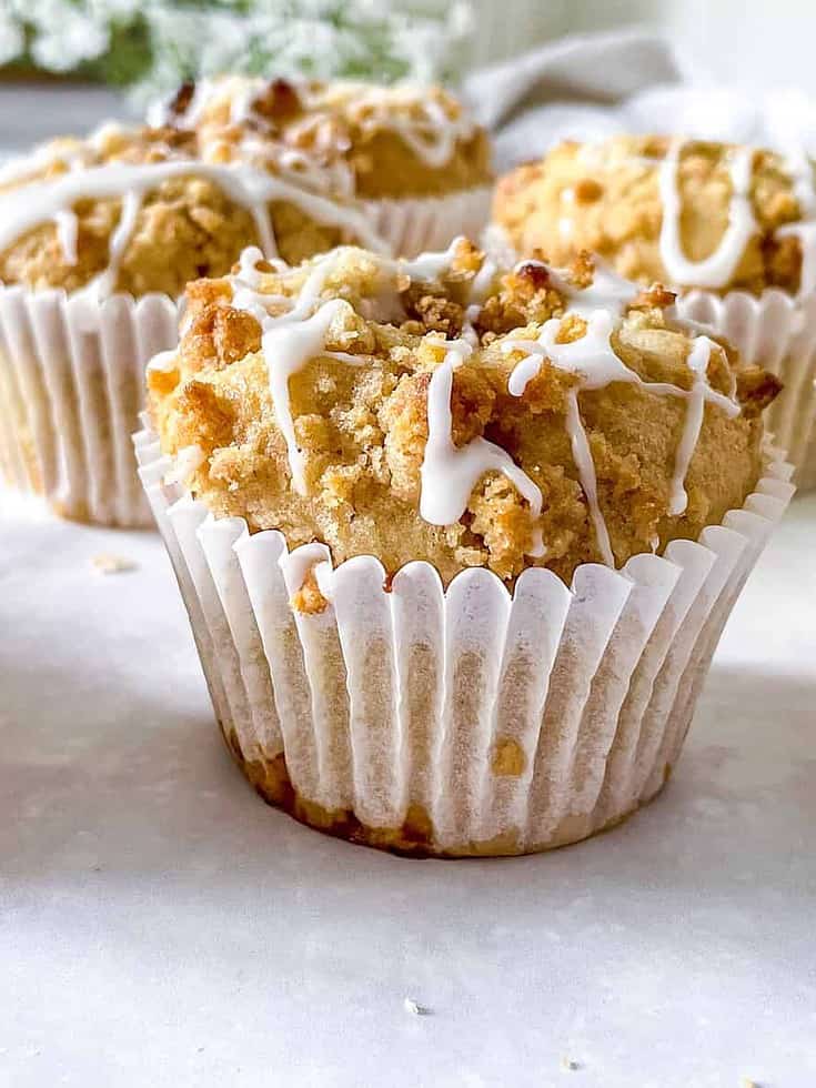 Lemon Drizzle Muffins - By The Forkful