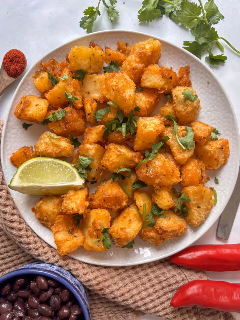 Crispy Mexican Potatoes - By The Forkful