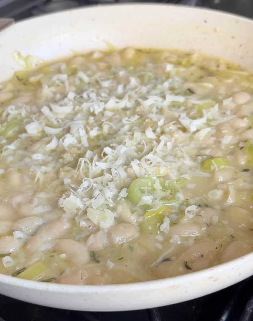 Cheesy Beans and Leeks - By The Forkful