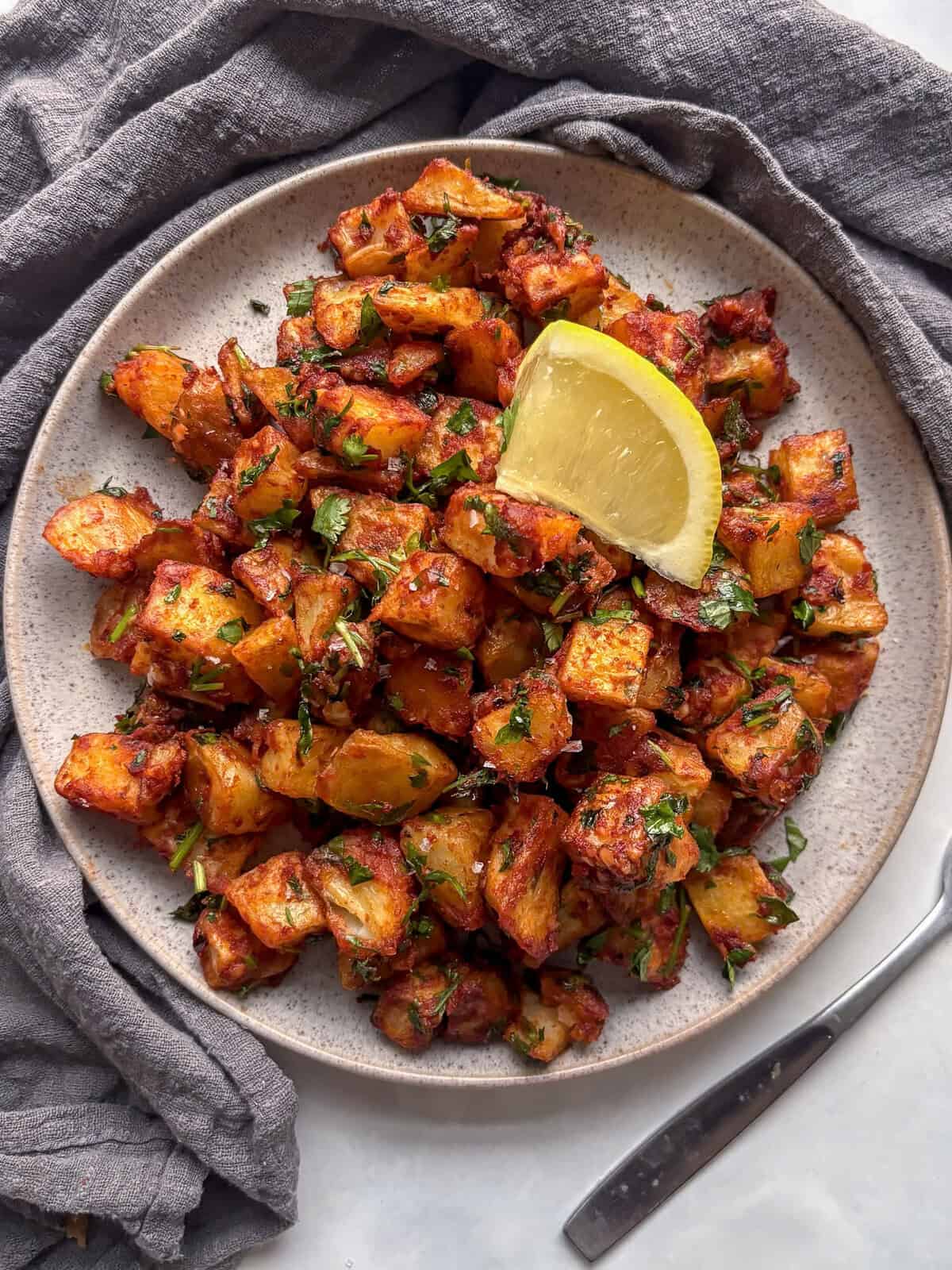 Batata Harra Recipe (Spicy Lebanese Potatoes) - By The Forkful