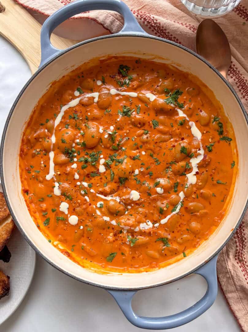 French Onion Butter Beans - By The Forkful