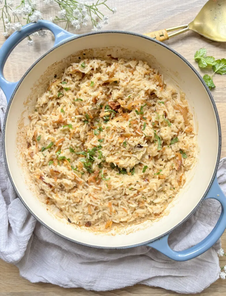 French Onion Rice - By The Forkful