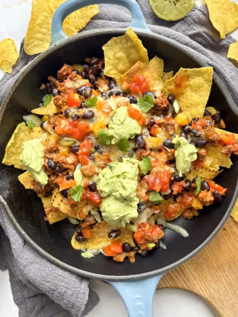 Skillet Nachos - By The Forkful