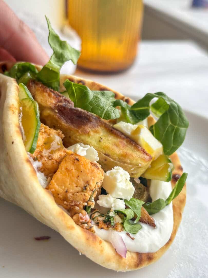 Greek Vegetarian Gyros - By The Forkful