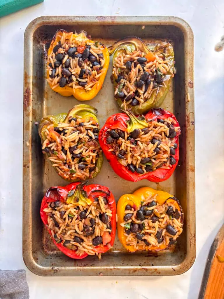 Mexican Stuffed Peppers - By The Forkful