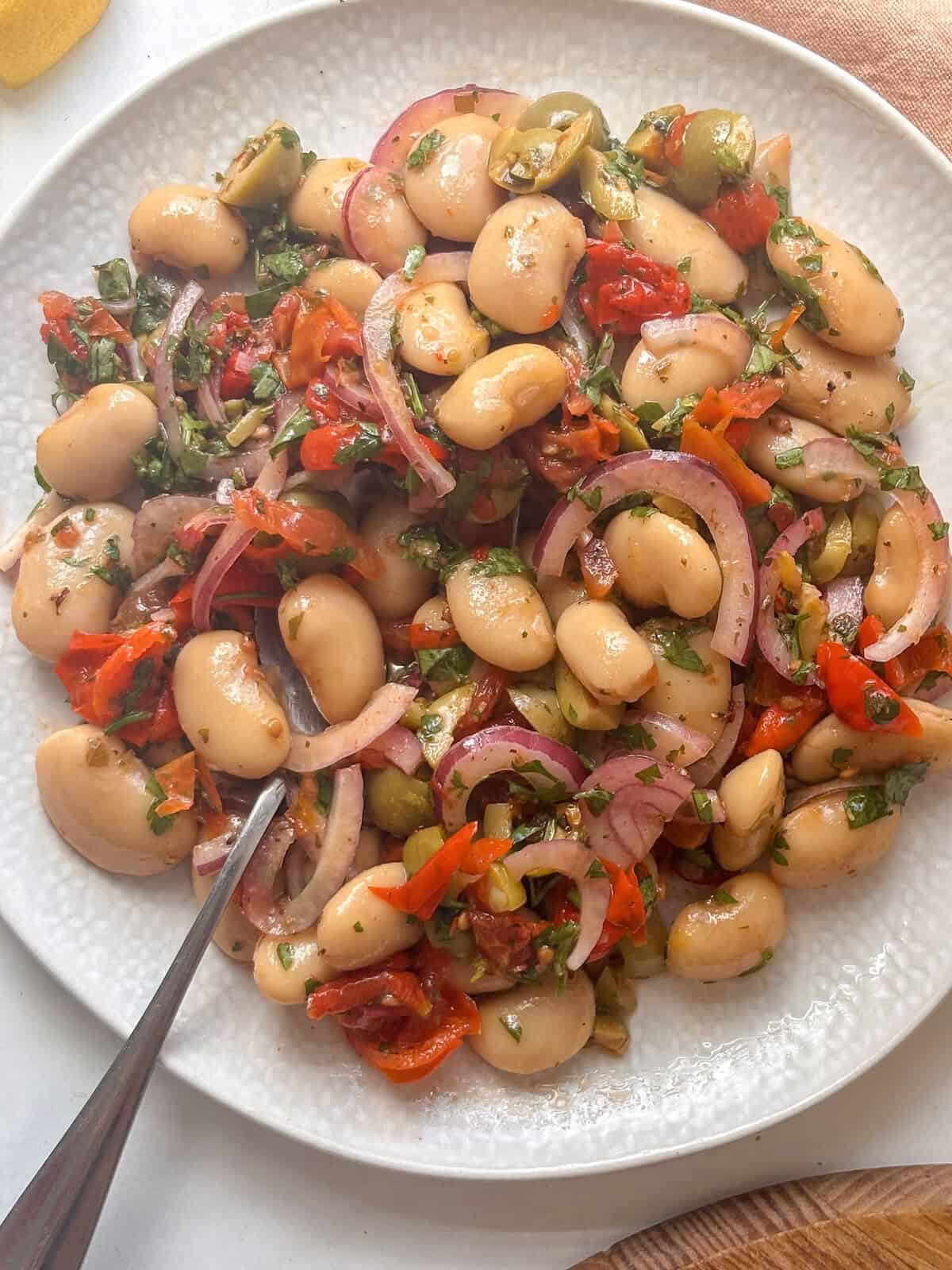 Marinated White Beans - By The Forkful
